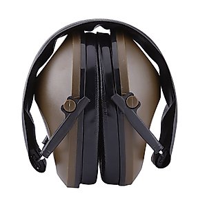 Noise Reduction Acoustic Earmuffs Hearing Ear Defenders for Shooting Shooters,Work,Gun Range Or Race Track Hearing (Green)