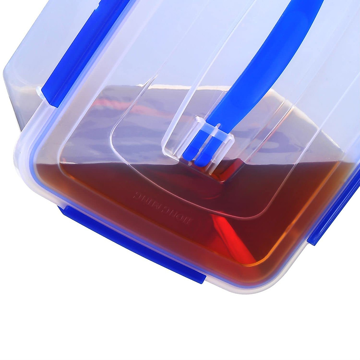 YORY large food storage containers with lid for cookies macarons bread cake flour sugar rice leftovers - freezer safe -extra big- box tub(9L/36cups-2pack)