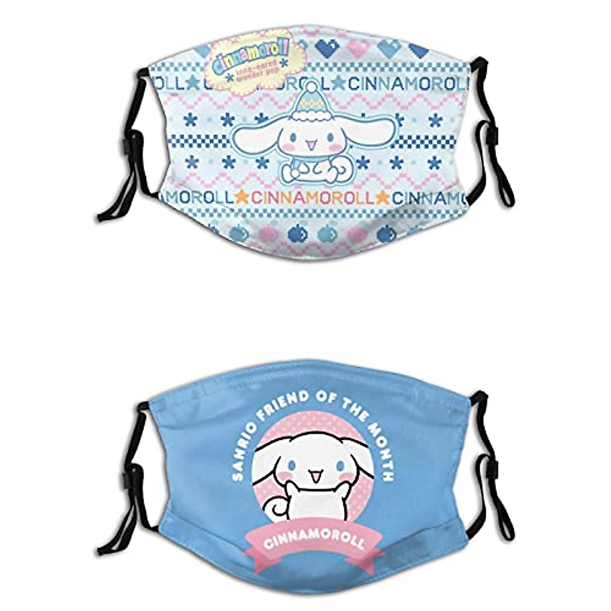 Modari Men'S Women'S Face Protective Balaclava Mouth Cover With Windproof Dustproof Adjustable Elastic Strap 2pcs