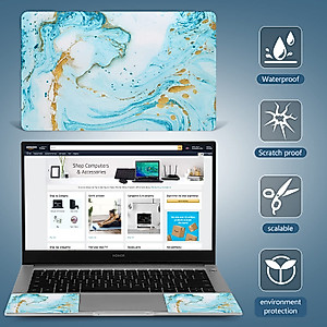 Vast Ocean Laptop Skin Sticker 15.6 Inches Personalized Universal 12.1 13 13.3 14 15 15.4 Inches Netbook Skin Sticker Reusable Notebook PC Art Protector by AORTDES