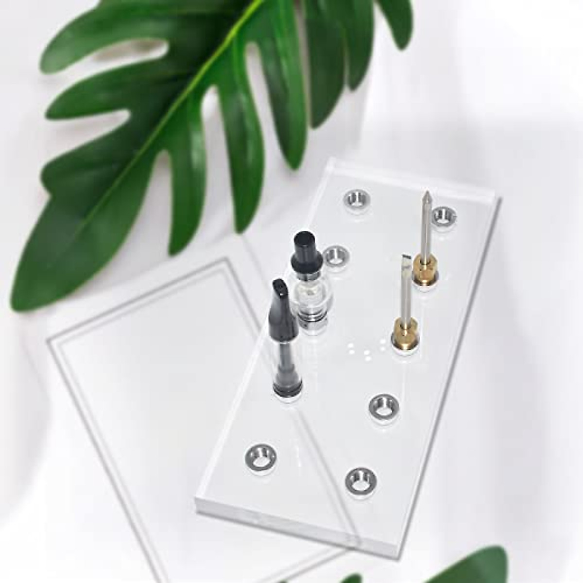 ADILAIDUN Multifunctional Display Stand Holder for 5|O |Sturdy & Durable 10-Hole Desk Organizer Stand Holder for Screws & Soldering Iron Tools