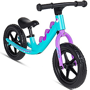 Royalbaby RAWR Kids Balance Bike for Toddlers Boys Girls, 12 Inch Wheels Lightweight Magnesium Frame, 2 to 4 Years Children Training Bicycle Teal