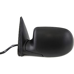 Kool Vue Left Power Heated Mirror Compatible With Chevrolet Silverado 1500 2003-2006 Manual Fold With Signal Light & Puddle Lamp; Without Blind Spot, Memory & Auto-Dimming with 2 Caps Extended Cab