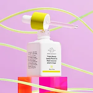 Drunk Elephant Virgin Marula Luxury Facial Oil - Gluten-Free and Vegan Anti-Aging Skin Care and Face Moisturizer (30 mL / 1 Fl Oz)