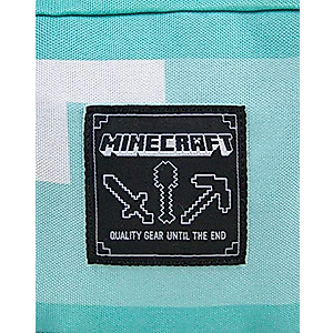 Minecraft Diamond Mini Blue Backpack | 12-Inch Gaming Adventure | Carry the Blocky Fun | Durable Material