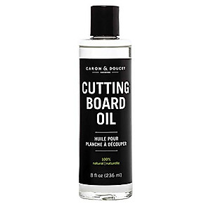 Caron & Doucet - Cutting Board & Butcher Block Conditioning Oil & Wood Finishing Wax Bundle | 100% Plant-Based & Vegan, Best for Wood & Bamboo Conditioning & Sealing | Does NOT Contain Mineral Oil!