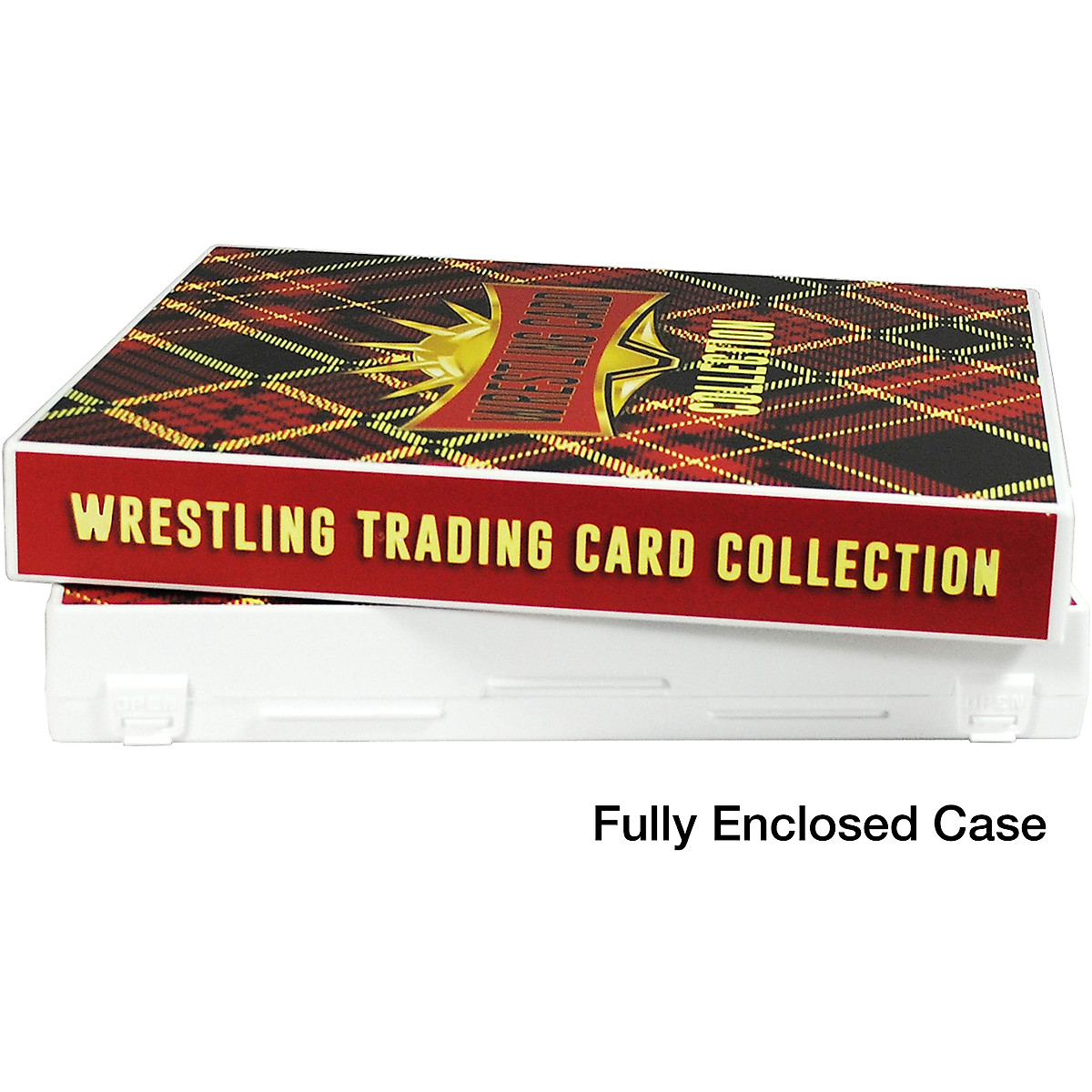 UniKeep WWE WrestleMania Themed Collectible Card Storage Binder - Comes With 20 Card Pages (Tartan)