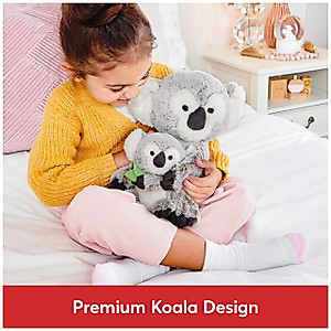 GUND Zozo The Koala Bear with Joey Plush, Stuffed Animal for Ages 1 and Up, Gray/White, 10”