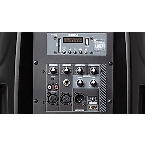 Ion Audio Pro Glow 1500 Portable Bluetooth Speaker - Complete High-Power Speaker System with Microphone & Party Light Effects (Renewed)