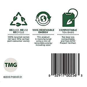 Traditional Medicinals Organic Turmeric with Meadowsweet & Ginger Herbal Tea, Supports Healthy Response to Inflammation, (Pack of 4) - 64 Tea Bags Total