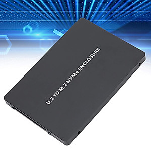 Hard Disk Box, Stable PCI-E Hard Disk Enclosure, High‑Power Low Heat Generation Aluminum Alloy for Computer Desktop(Black)
