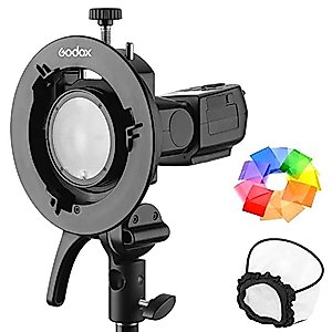 Godox S2 S-Type Speedlite Bracket Bowens Mount Holder for Godox V1 AD200Pro AD400Pro AD200 V860II TT685 TT600 TT350 Flash Strobe Speedlight
