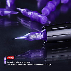 Mast Pro Smp Professional Cartridges Tattoo Needles 3 Round Liner 0.2MM Needles for Permanent Makeup Hair Scalp 0603RL