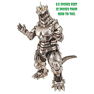 ZAVR Set of 2 Mecha Godzilla Earth MechaGodzilla Kiryu Toys, Kaiju Universe Action Figures King of The Monsters, Carry Bag (Green)