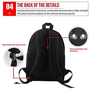 UNICEU Goldendoodle Flower Pattern Backpack Boy Girl Student Durable Fashion School Bag with Adjustable Strap