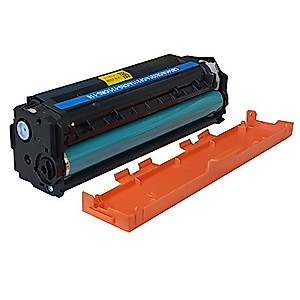 INK4WORK 4 Pack Compatible Toner Cartridge Replacement for HP 125A CB540A CB541A CB542A CB543A Color Laserjet CP1215 CP1515n CP1518ni CM1312