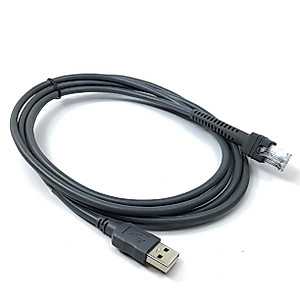 Zebra DS4608-HD (High Density) Handheld Corded Barcode Scanner Kit (2D/1D,IP52,Black),Includes Stand