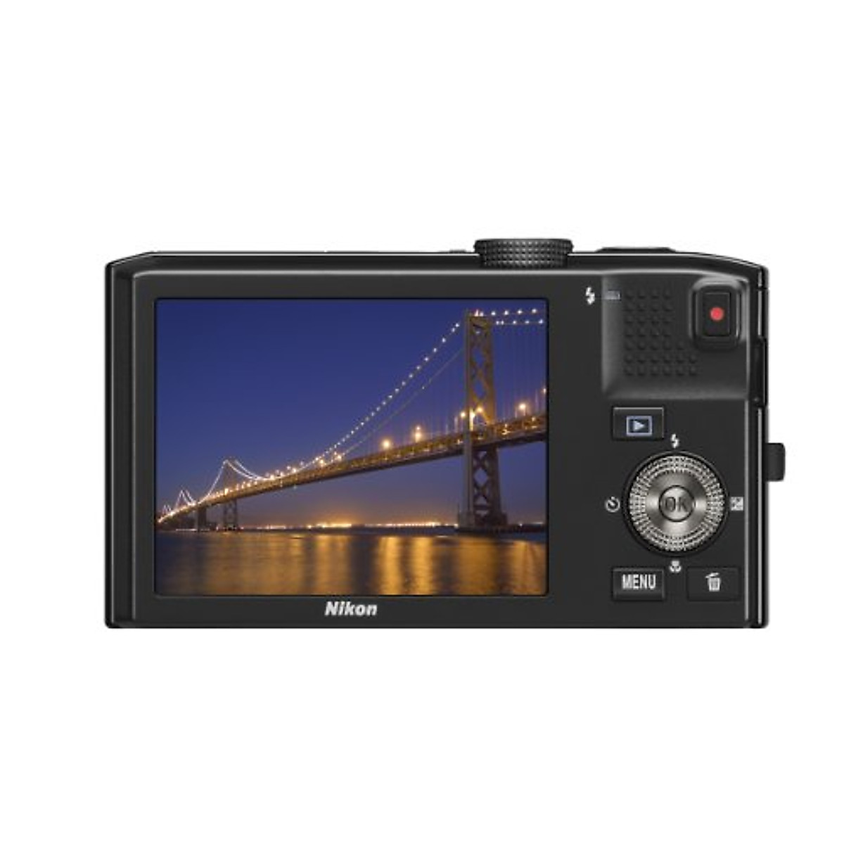 Nikon Coolpix S8100 12.1 MP CMOS Digital Camera with 10x Zoom-Nikkor ED Lens and 3.0-Inch LCD (Red)