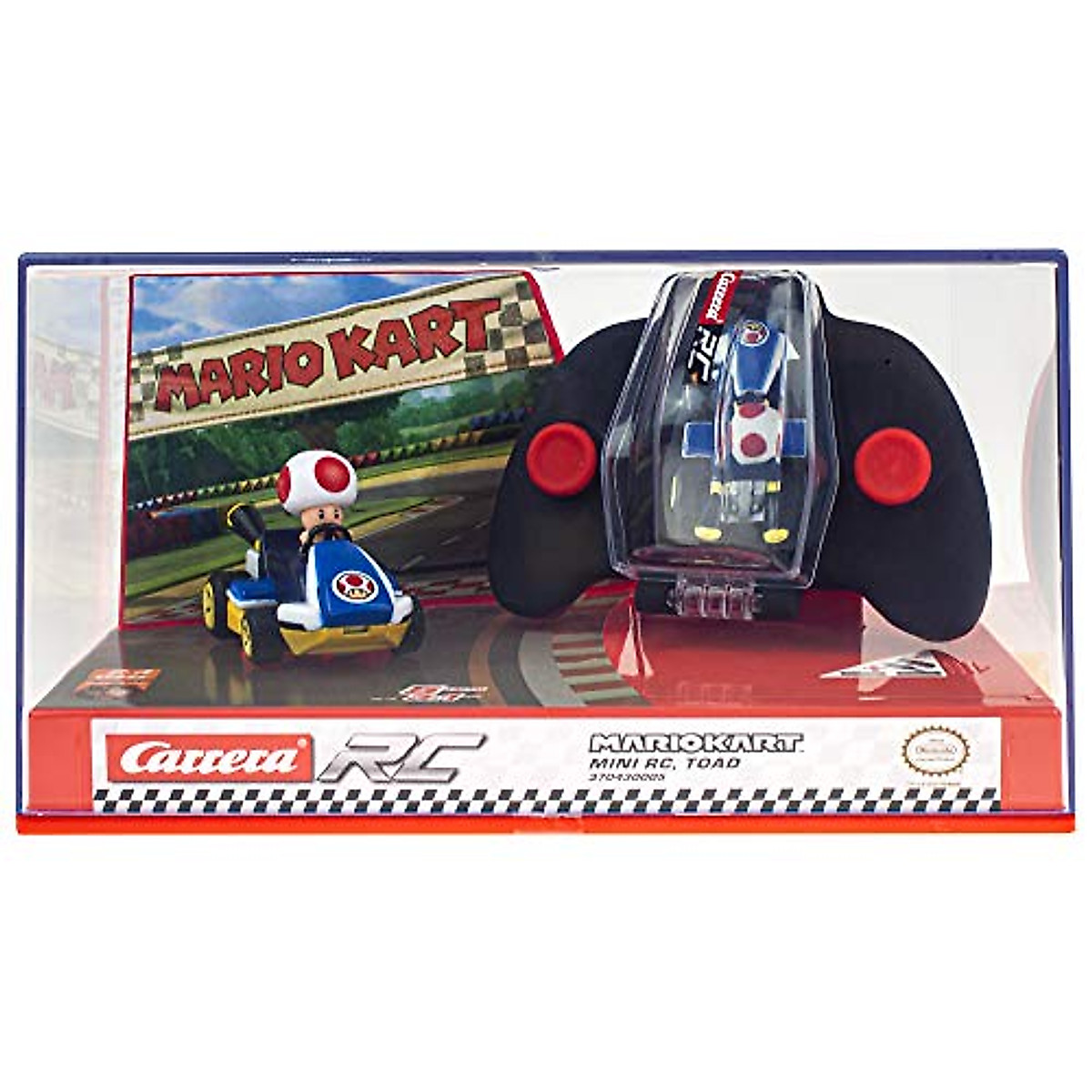 Carrera RC Nintendo Mario Kart 2.4 GHz Mini Collectible Radio Remote Control Toy Car Vehicle - Toad