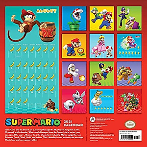 Super Mario 2021 Wall Calendar