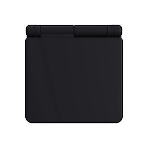 IPS Ready Upgraded eXtremeRate Black Soft Touch Custom Replacement Housing Shell for Gameboy Advance SP GBA SP – Compatible with Both IPS & Standard LCD – Console & Screen NOT Included