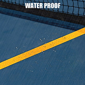 HELOIA Pickleball Court Marking kit Anti Slip Tape for Asphalt or Concrete, for Tennis, Badminton, Gym Floor, Basketball or Pickleball Tape, 1.6 in x 65 ft - 1 PCS