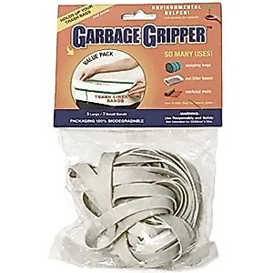 Garbage Gripper Bands (1 Pack of 6 Bands)