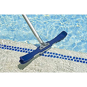 Poolmaster 20174 Flexible Body Swimming Pool Brush, 18.5 Inch, Classic Collection, Multi