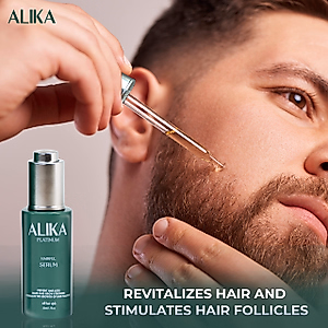 ALIKA Hair Growth Serum - Scalp Treatment for Hair Loss, Grow Gorgeous Hair for Women and Men, Suitable for Dry, Oily, Normal Scalp (50ml)