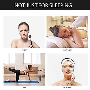 Aquior Large Satin Bonnet Sleep Cap, 2 Pcs Long Silk Bonnet for Braids Bonnets for Black Women No Fading Silk Elastic Well-Sealed Band Hair Cap