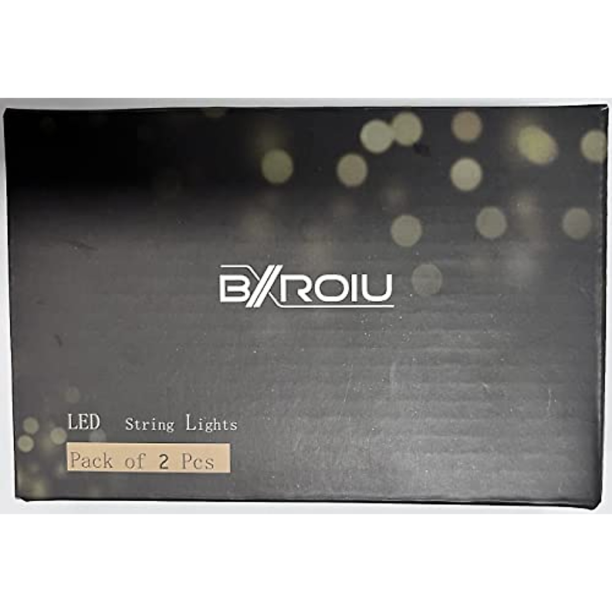 2 x Fairy Lights Battery Operated,Silver Wire Chains 8 Mode 16Ft/5Meter 50 LEDs Timer String Lights with Remote Control for Bedroom Christmas Party Wedding Decoration(warm white)