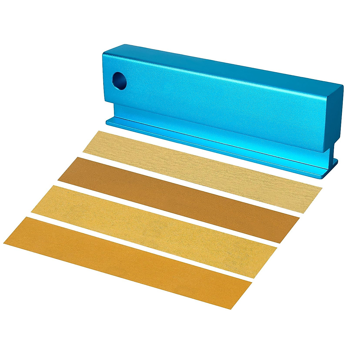 Meideal Guitar Fret Understring Leveler, Aluminum Fret Leveling Sanding Beam File Bar, Pro Luthier Repair Tool for Guitar & Bass (4.5 inch)