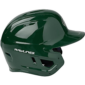 Rawlings | MACH Batting Helmet | Gloss Dark Green | Senior (6 7/8" - 7 5/8")