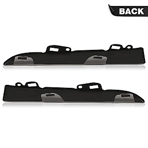 PIT66 Front Bumper Headlight Grille Filler Set, Compatible with 2001-2004 Toyota Tacoma 2WD/4WD #52513-35060
