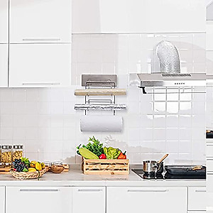 Kitchen Paper Roll Holder Paper Towel Rack Dining Table Kitchen Paper Roll Holder Vertical Paper Towel Storage Rack