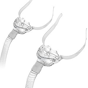 2 Packs Replacement Set for P10 Nasal Pillow, Includes Large Pillows, Frames & Short Hoses for Airfit P10 in One Pack (No Headgear), Snug Fit & Great Value Replacement Supplies by Everness (L)
