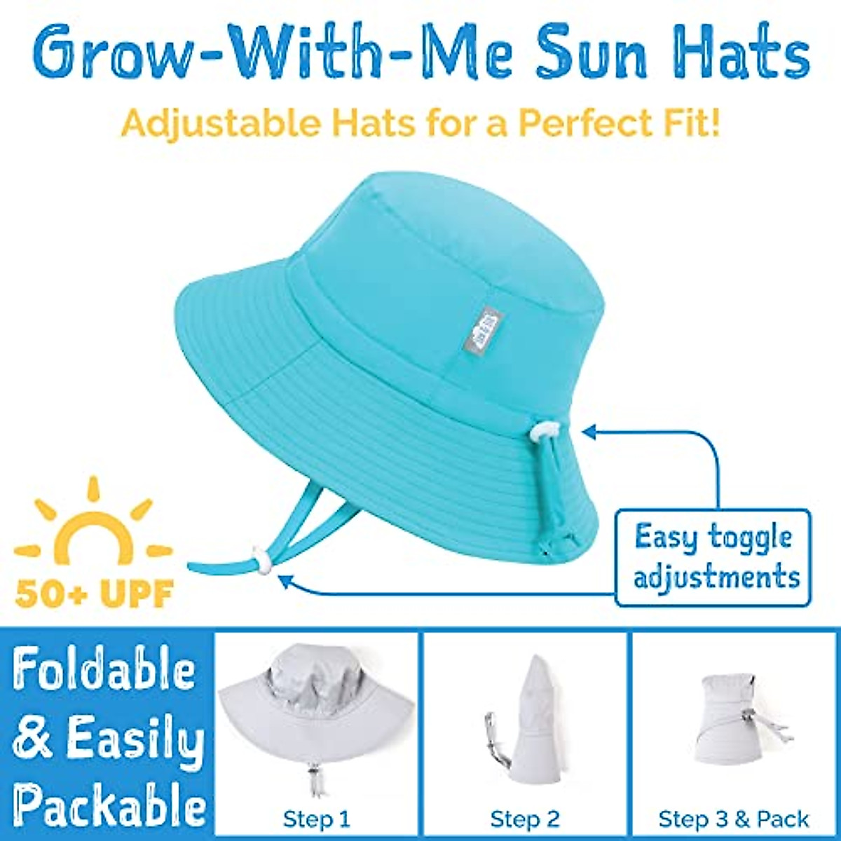 JAN & JUL Kids Water-Resistant Swim Sun-Hat for Girls (XL: 5-12 Years, Diving Cats)