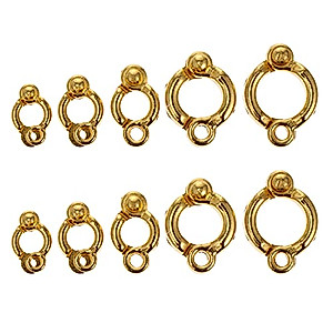 POPETPOP Bird Foot Rings Metal- Parrot Leg Bands Outdoor Fly Training Activity Opening Clip on Accessories for Small Medium Large Birds Training 10pcs