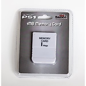 Old Skool PS1 Memory Card for Sony PlayStation 1 (1mb)