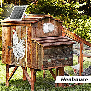 Shyueda Solar Exhaust Fan Year-Round Eco-Friendly Cooling & Ventilation Sun Powered DC Fan 25W Waterproof Solar Panel Power for Any Space Greenhouse, Garage,Shed, Barn, Workshop,pet House