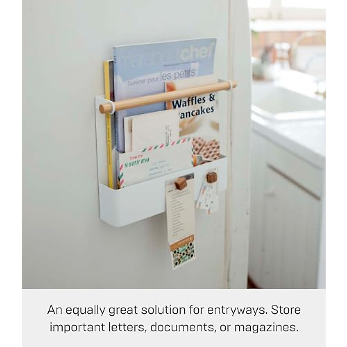 YAMAZAKI home Book Rack, White