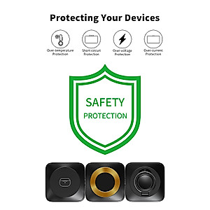 3 in 1 Wireless Charger for iPhone, iAXBi Magnetic Cell Phone Charging Station, Detachable Travel Charger Pad for iPhone 14/13/12 Series AirPods 3/2/Pro iWatch(Adapter not Included)