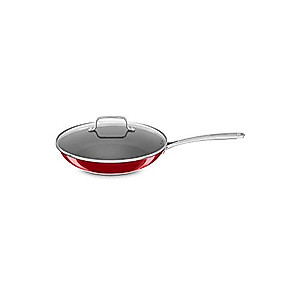KitchenAid Stainless Steel 12 Nonstick Skillet with Glass Lid