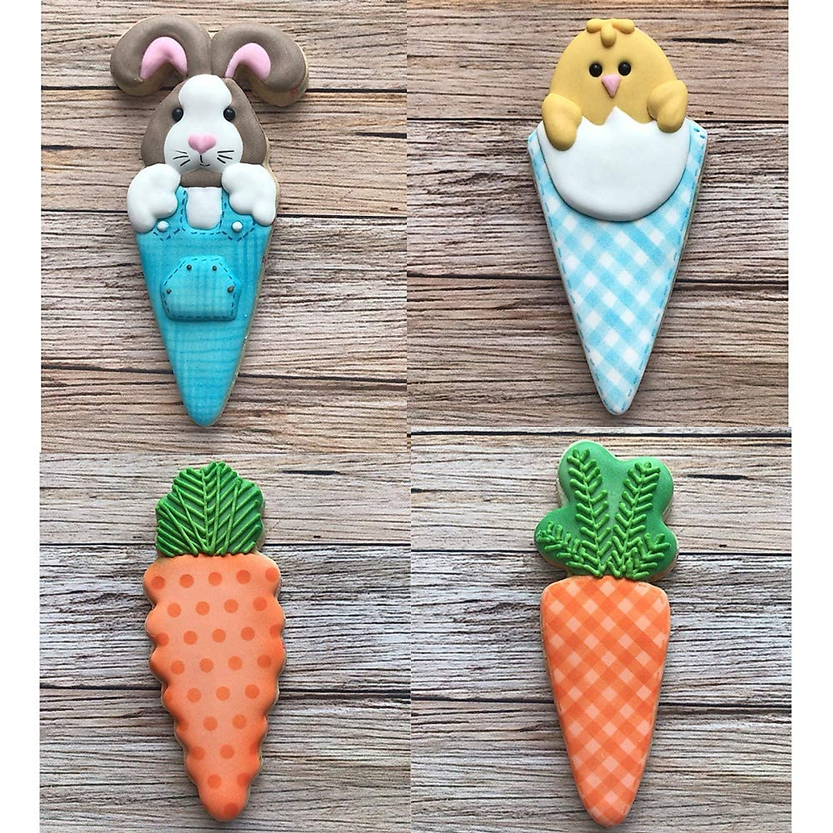 LILIAO Easter Platter Cookie Cutter Set - 7 Piece - Stainless Steel - by Janka