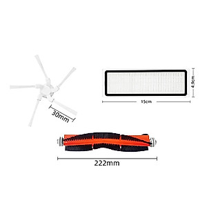 Lipski Vacuum Cleaner Replacement Parts Mop Pad Hepa Filter, Compatible for Dream Bot W10 W10pro Robotic Vacuum Cleaner