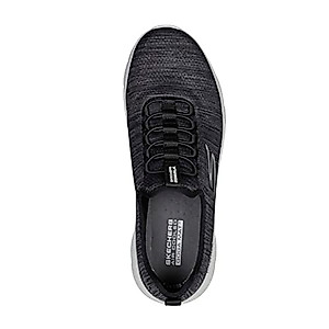 Skechers Men's Gowalk Flex-Athletic Slip-On Casual Walking Shoes with Air Cooled Foam Sneakers, Black/White 2, 11.5 X-Wide
