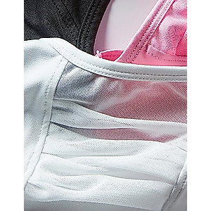 4 Pack Youth Girls Athletic Tank Tops Dry Fit Active Performance Tech Sleeveless Shirts (Set 2, Medium)