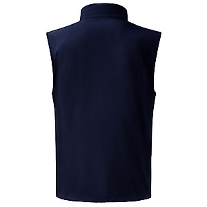 Rodeel Men's Lightweight Golf Vest Windproof Sleeveless Cycling Jacket for Hiking Running