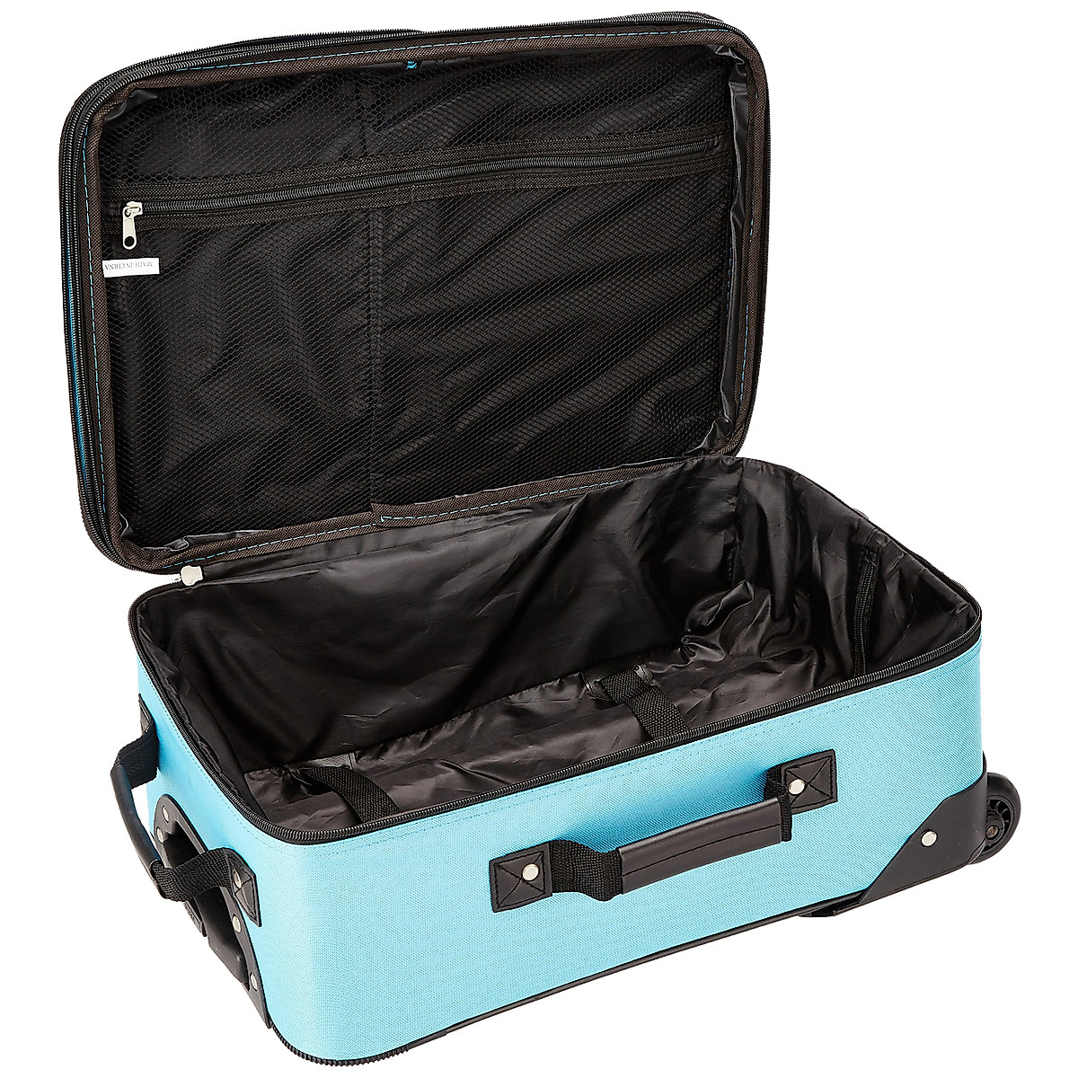 Rockland Fashion Softside Upright Luggage Set, Turquoise, 2-Piece (14/19)