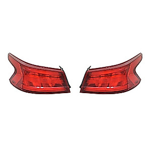 RAREELECTRICAL New Pair Of Tail Lights Compatible With Toyota Tacoma Sr Sr5 Base 2016-17 8156004170 To2800197